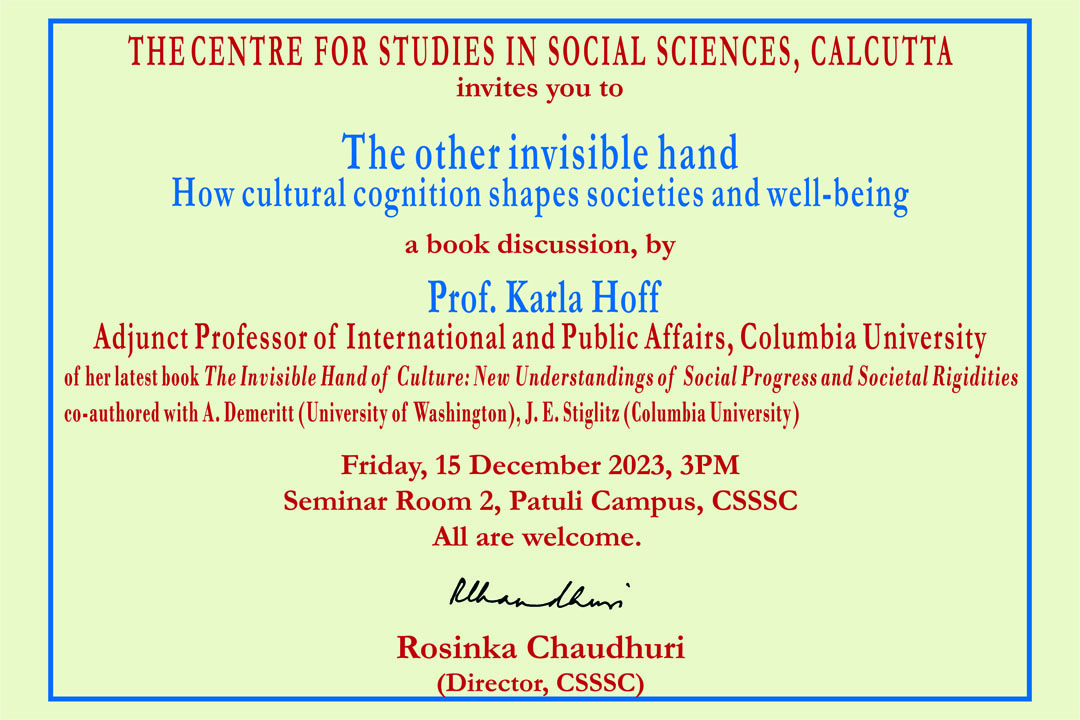 Centre for Studies in Social Sciences Calcutta