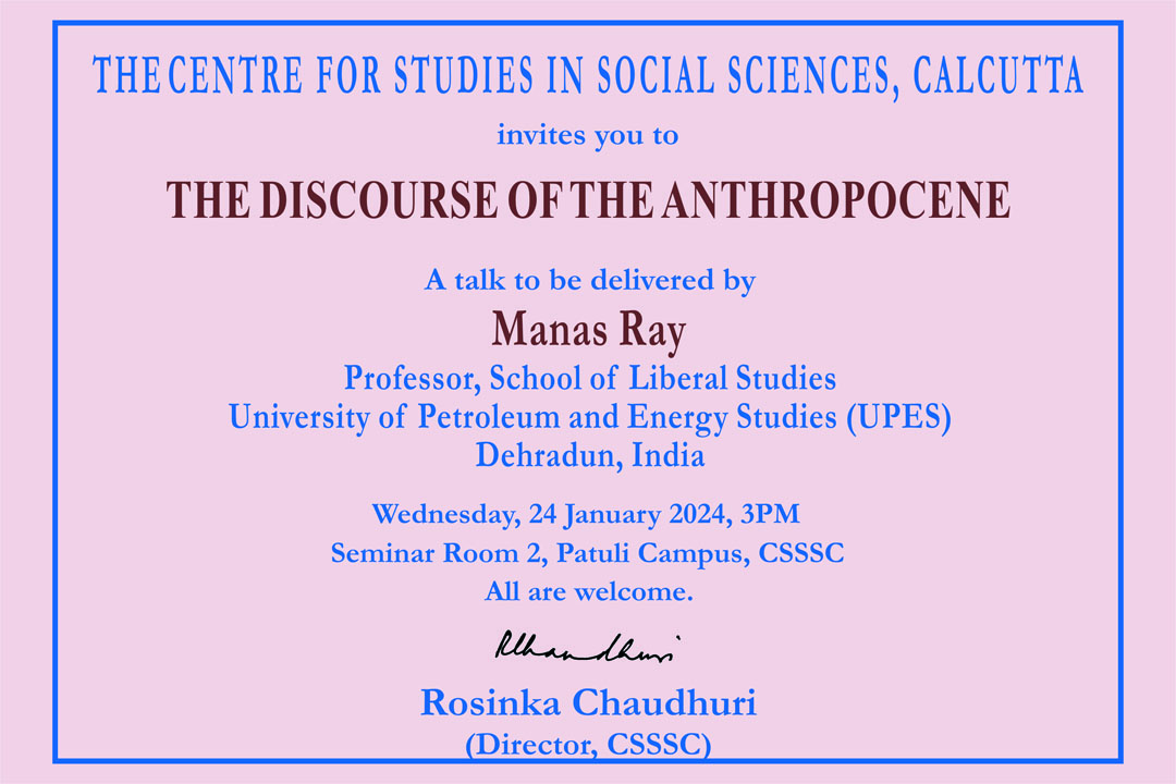 Centre for Studies in Social Sciences Calcutta